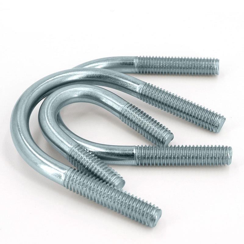 JB 4321 U型螺栓U码镀锌U型螺栓u型管卡 天然气固定管卡 管道卡箍 管道抱箍厂家定做加工批发U型螺丝-华人螺丝网