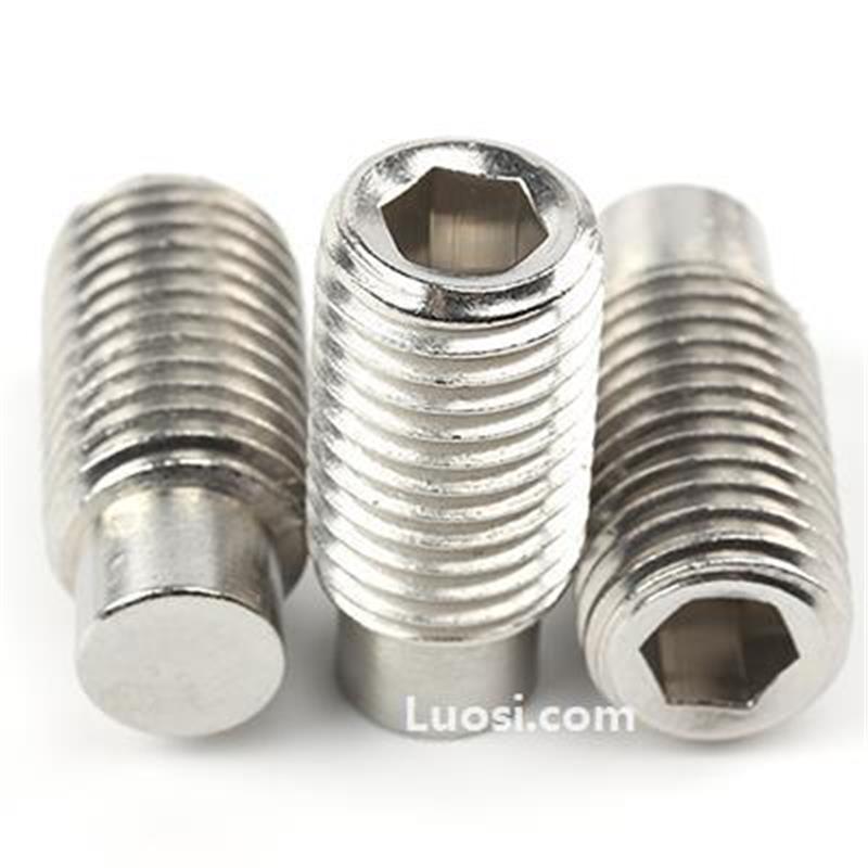 316不锈钢内六角圆柱端紧定螺钉DIN915-华人螺丝网