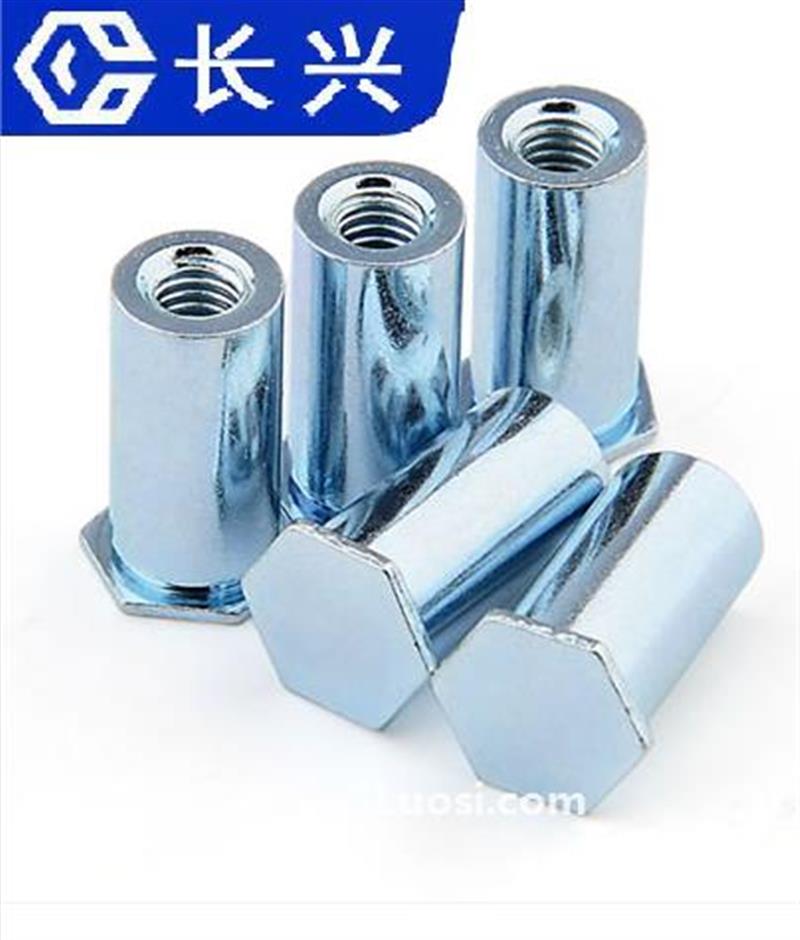 盲孔压铆螺母柱六角压板压装 BSO-M3 4.2底孔-华人螺丝网