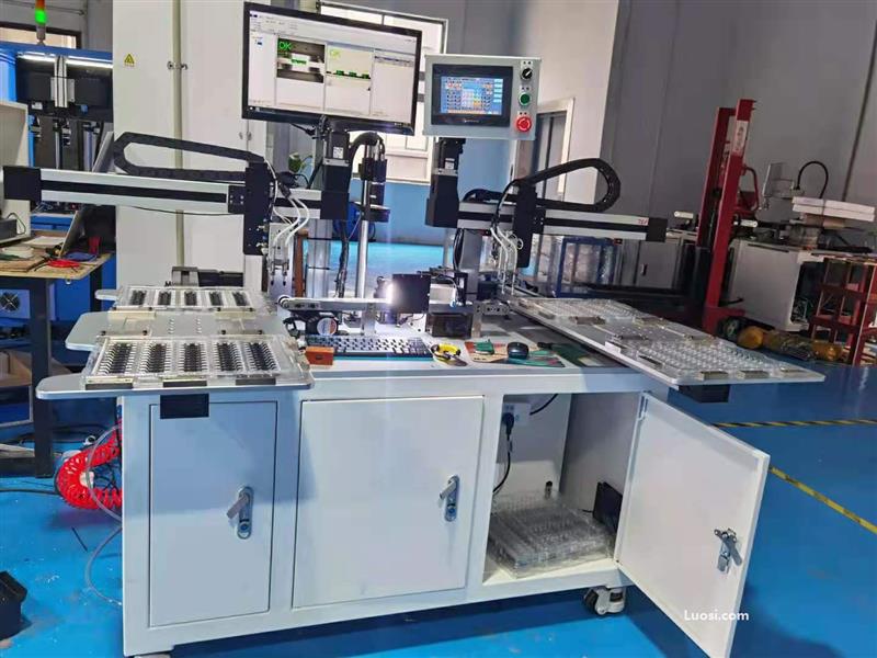 CCD自动检测包装机，视觉检测设备，视觉检测，移栽检测包装机，检测机，全检机-华人螺丝网